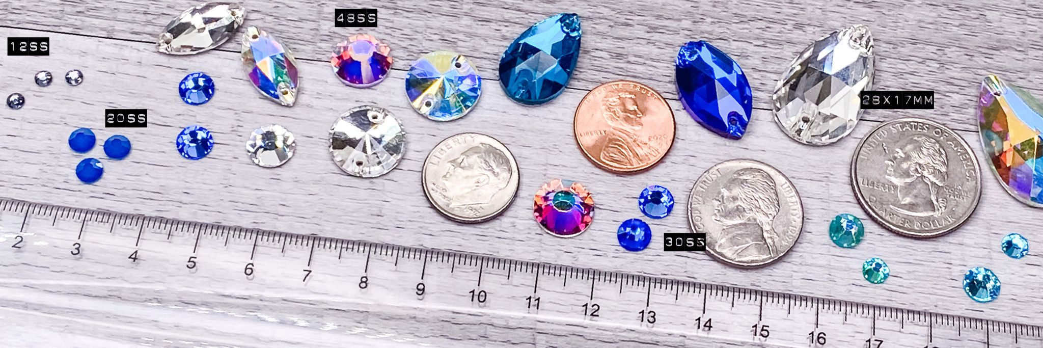 Rhinestones 101 What Size Rhinestone Do I Need Rhinestones Unlimited